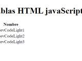 Html Tables Javascript Devcodelight Tutoriales De Aprender