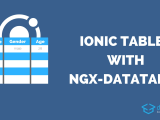 Creating An Ionic Table With Ngx Datatable Devdactic