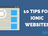 10 Tips Tricks For Building Websites With Ionic 4 Devdactic
