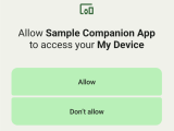 Companion Device Pairing Connectivity Android Developers
