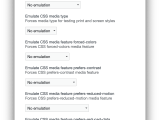 Devtools Tips How To Emulate Css User Preference Media Features With