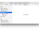 View Web Sql Data Chrome Devtools Chrome For Developers