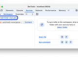 Set Up Workspaces To Save Changes To Source Files Chrome Devtools