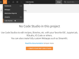 Basic Setup Code Studio Template Dataiku Developer Guide