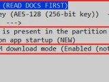Using The Esp Flash Download Tool To Finish The Flash Encryption