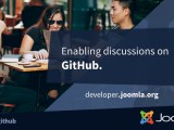 Enabling Github Discussion For The Main Joomla Repository