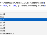 Rhino Grasshopper Scripting Python