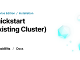 Quickstart Existing Cluster Stackblitz Docs