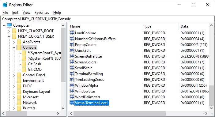 Enabling Colors In Window 10 Console Developernote Com - 8K Light Images for Desktop