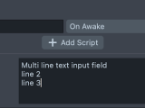 Input String Text Widget Text Area