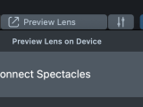 Connecting Lens Studio To Spectacles Snap For Developers