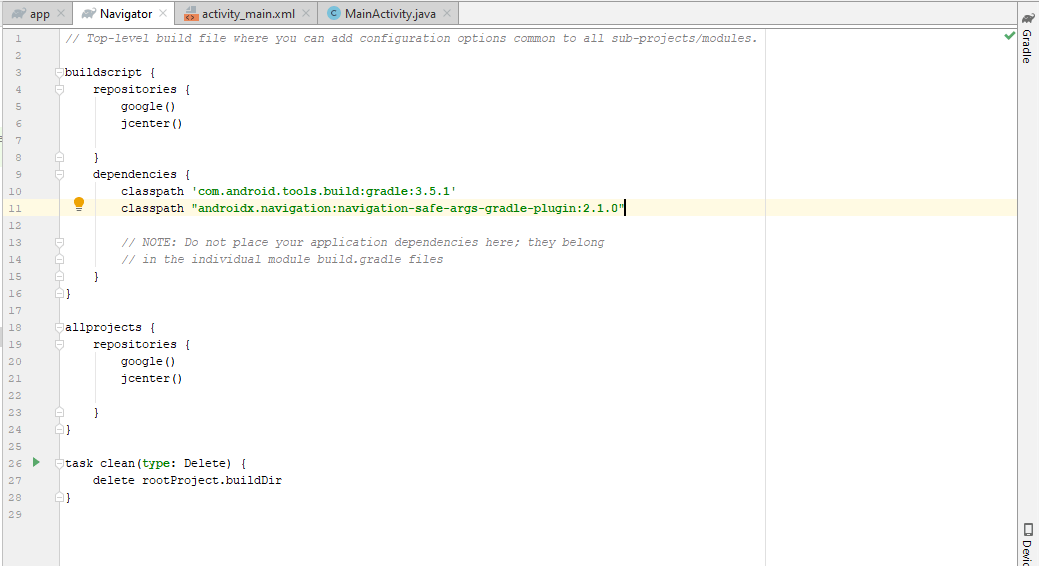 Annotation project navigator | Developers Breach