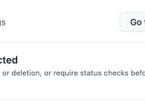 Github에 올라간 Branch에 Protection Rule 적용하기