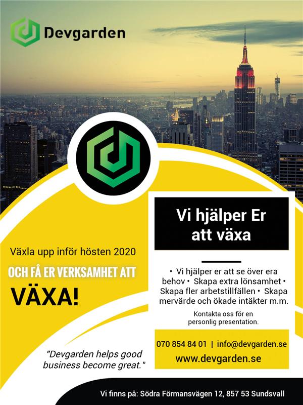 Devgarden - Vi möjliggör framtidens Innovationer