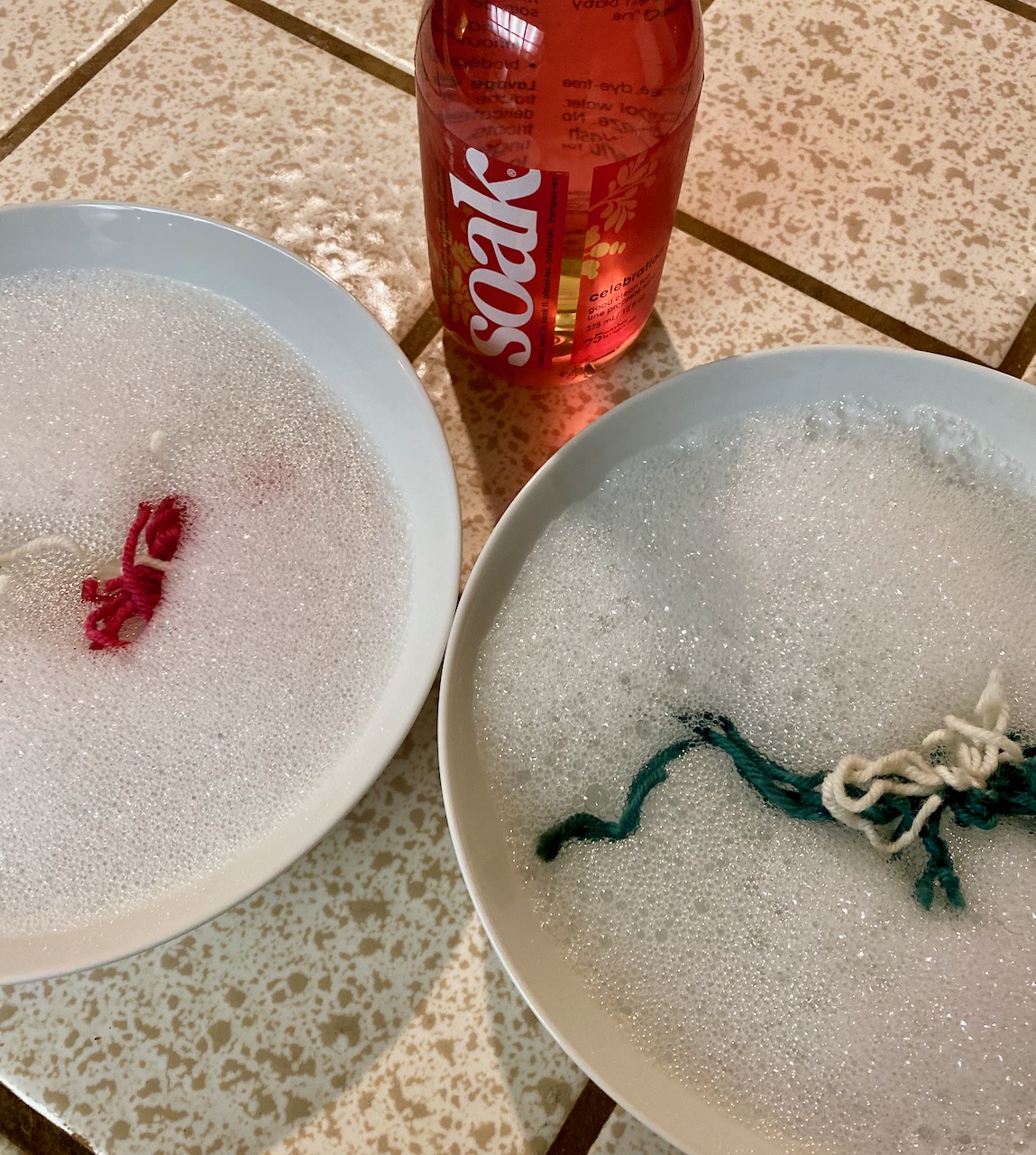 Tips and Tricks for Devious Knitters: Testing Yarn for Color-Fastness ...