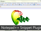 Faster Coding Using Notepad Snippet Plugins