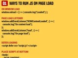 How To Run Javascript After Page Load Simple Examples Dev Coffee