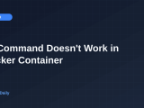 Ps Command Doesn T Work In Docker Container Devops Daily