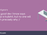 Node Js Every Good Dev I Know Says Node Js Is Bullshit But No One