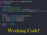 Python Threadpoolexecutor Example Devrescue