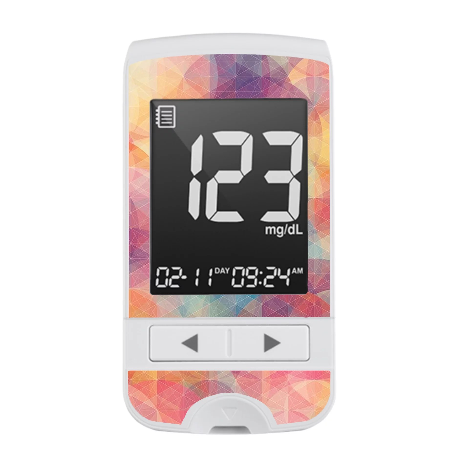 Glucomen meter sticker - colour circle | Cedia BV