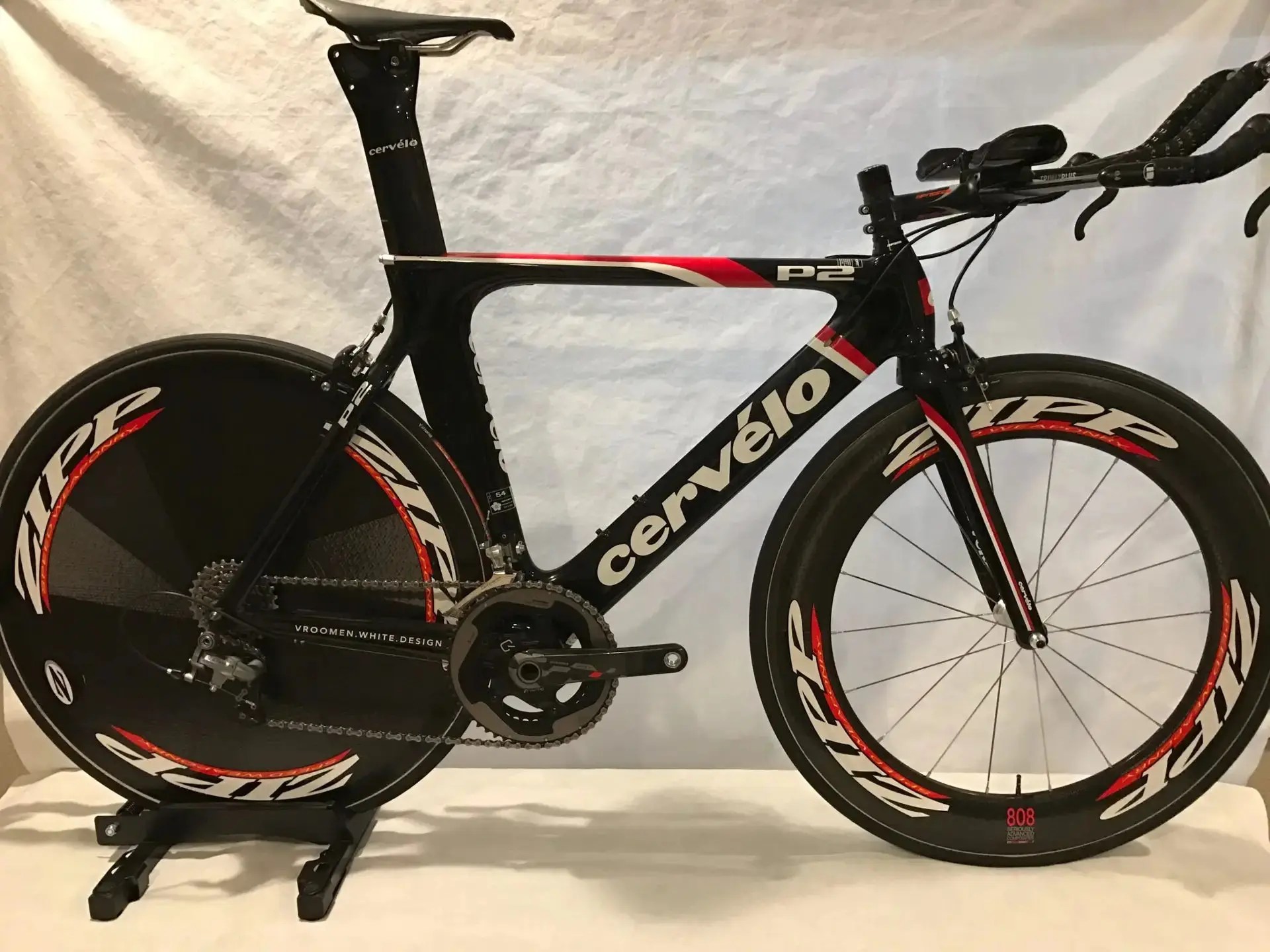 Cervelo P2 W Zipp Wheels Quarq Pm 54cm Dialed Cycling Dialed