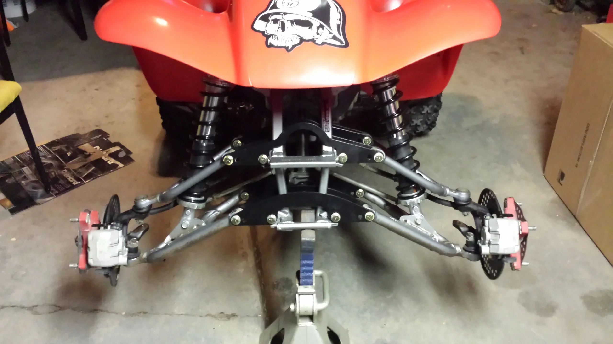 Honda TRX 300EX or (pre-2000) 250X ATV Widening and Shock Conversion ...