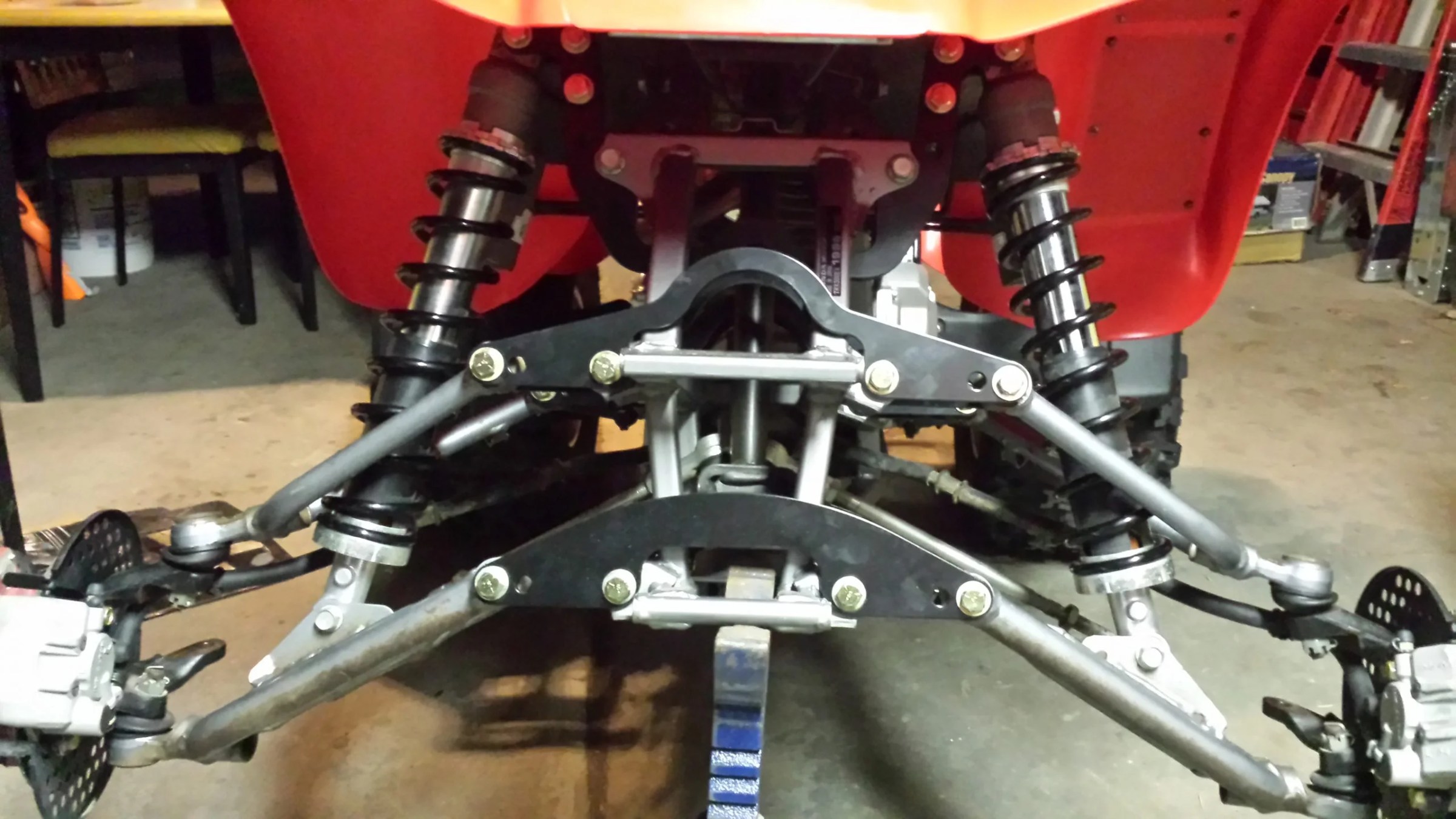Honda TRX 300EX or (pre-2000) 250X ATV Widening and Shock Conversion ...