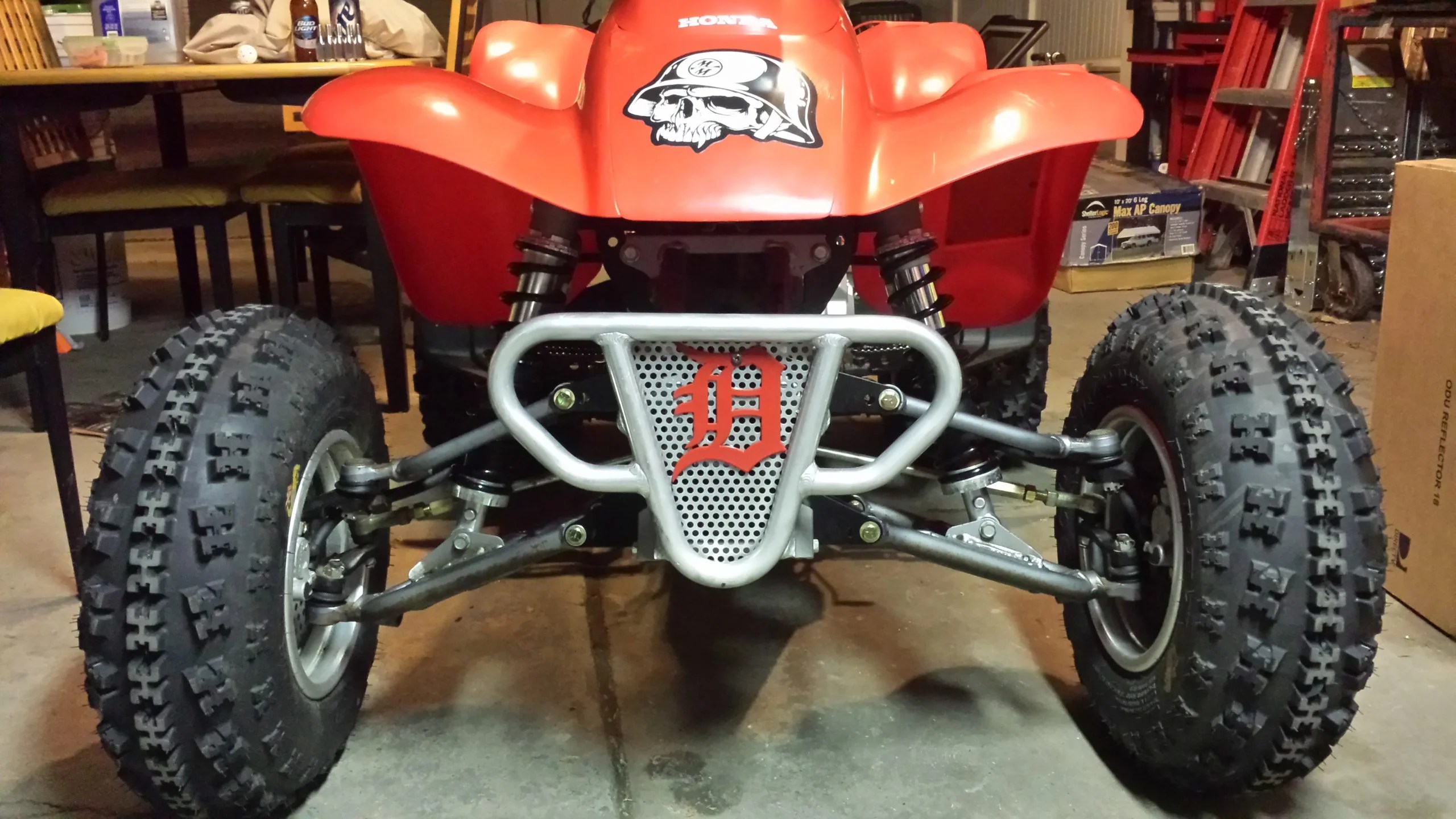 Honda TRX 300EX or (pre-2000) 250X ATV Widening and Shock Conversion ...