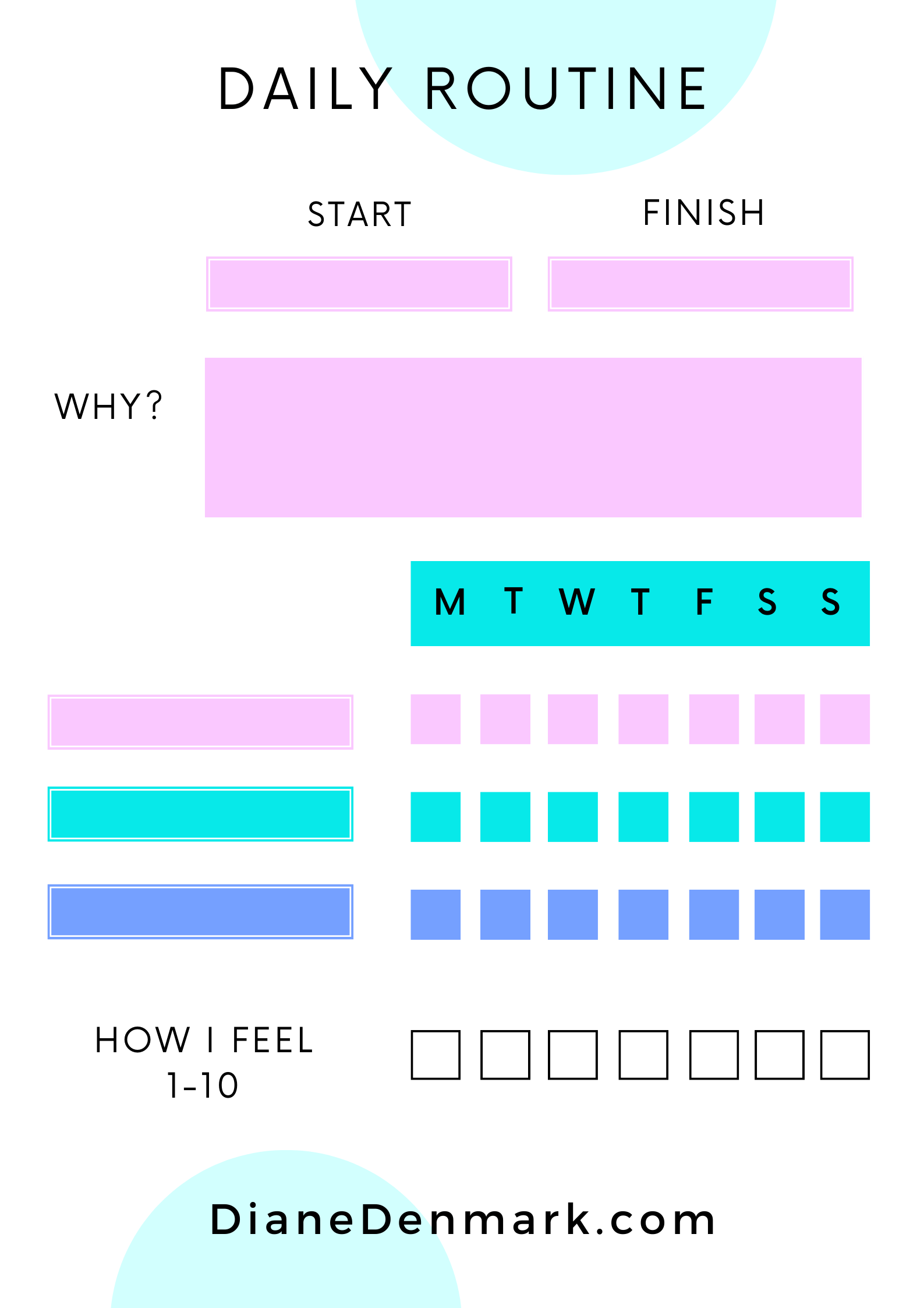 Daily Routines – guaranteed success! – Diane in Denmark