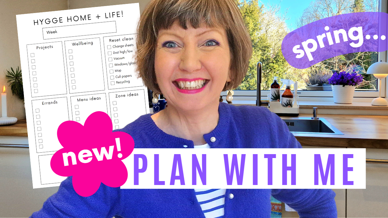 New spring “Plan with Me” series! Fresh Flylady ideas! – Diane in Denmark