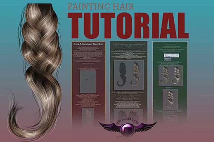 Hair Painting Photoshop – Tutorial Cara Membuat Rambut - Dianisa.com