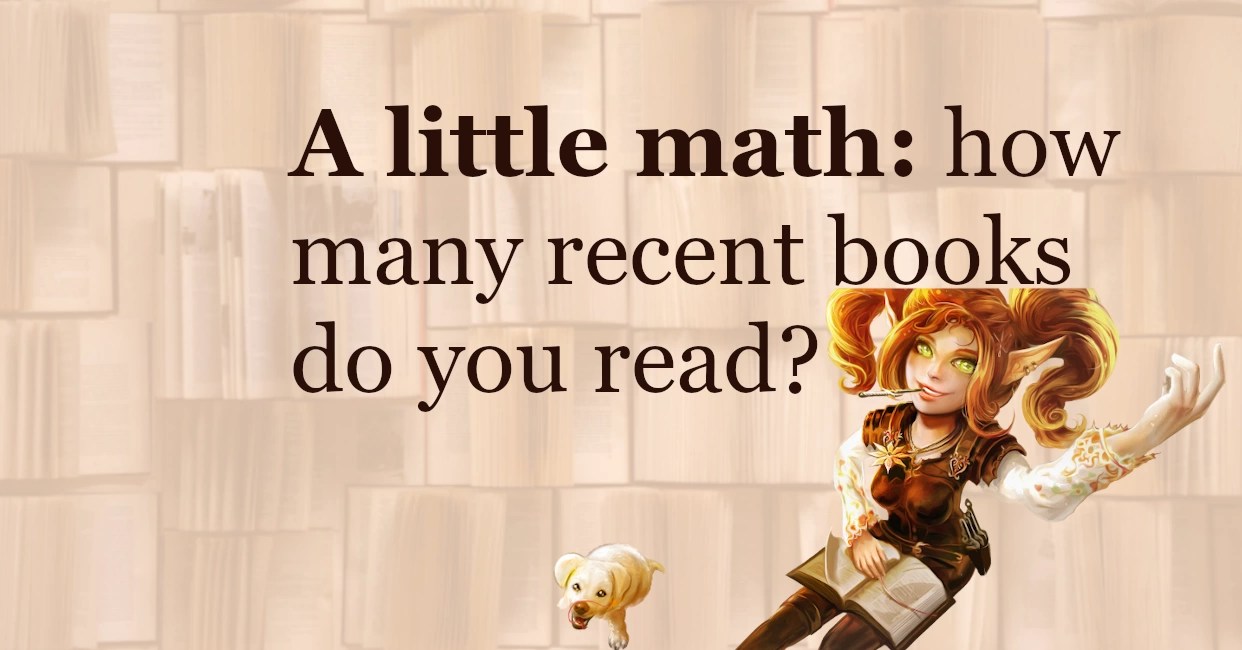 A Little Math: How Many Recent Books Do You Read? - Dianthaa Dabbles