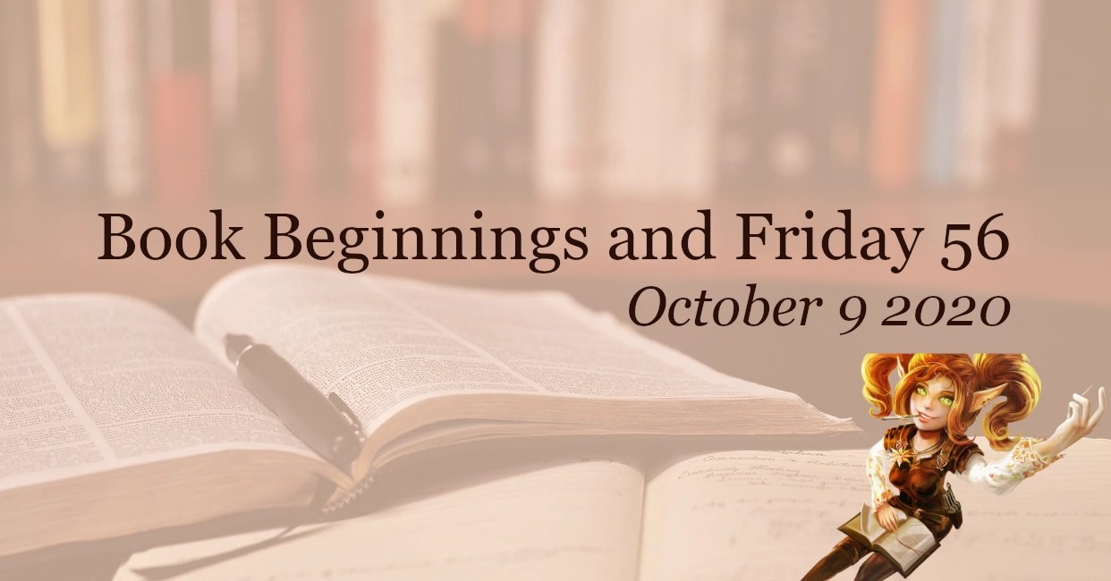 Book Beginnings And Friday 56 - October 9 2020 - Dianthaa Dabbles