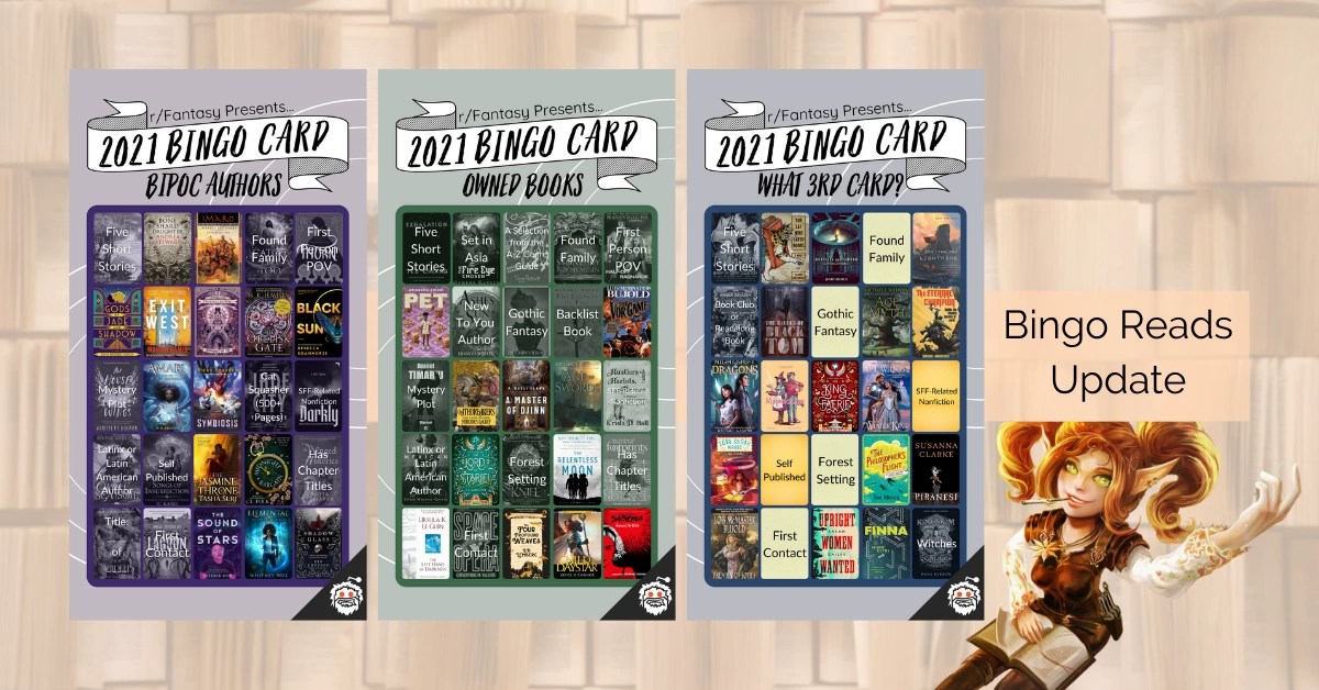 R/Fantasy Book Bingo 2021: My Progress Update 43/75 Done! - Dianthaa ...