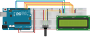 Giao Ti p LCD 16x2 V i Arduino