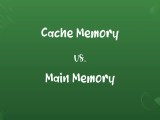 Cache Memory Vs Main Memory Know The Difference