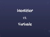 Identifier Vs Variable Know The Difference