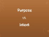 Purpose Vs Intent Know The Difference