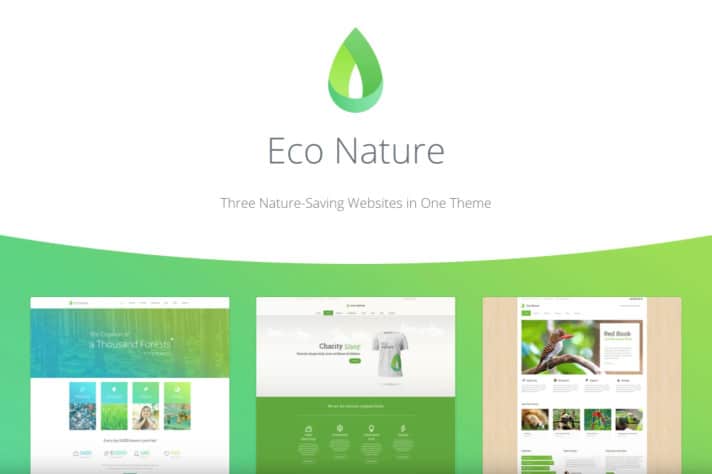 Eco Nature WordPress Theme - Chuyên Web Chủ Đề Môi Trường | Digi-4U