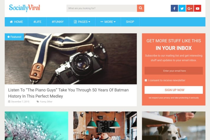 SociallyViral By MyThemeShop - WordPress Theme Blog Tin Tức | Digi-4U