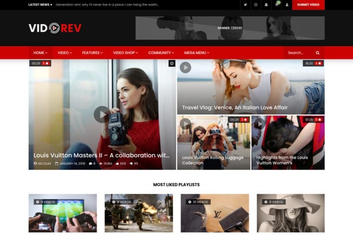 VidoRev WordPress Theme - Chuyên Về Web Video | Digi-4U