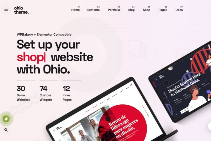 Ohio Theme - WordPress Theme Giới Thiệu Portfolio & Agency | Digi-4U