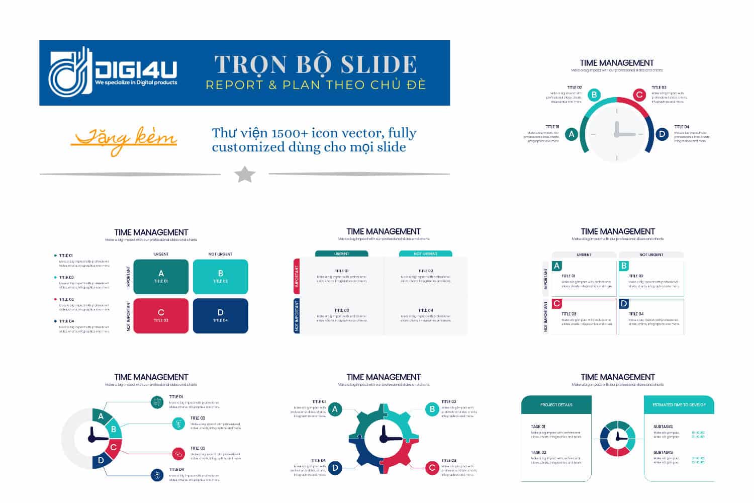 Time Management Template - Trọn Bộ 20 Slides Mẫu Về Quản Lý Thời Gian ...