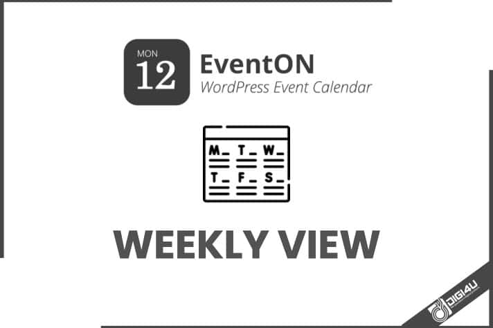 EventOn Weekly View - Plugin Xem Lịch Sự Kiện Hàng Tuần | Digi-4U