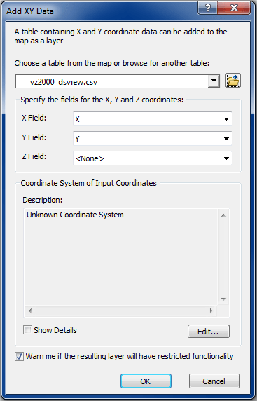 Laden von Textdateien in ArcGIS: Eigene Field Delimiter – digital.ebp.ch