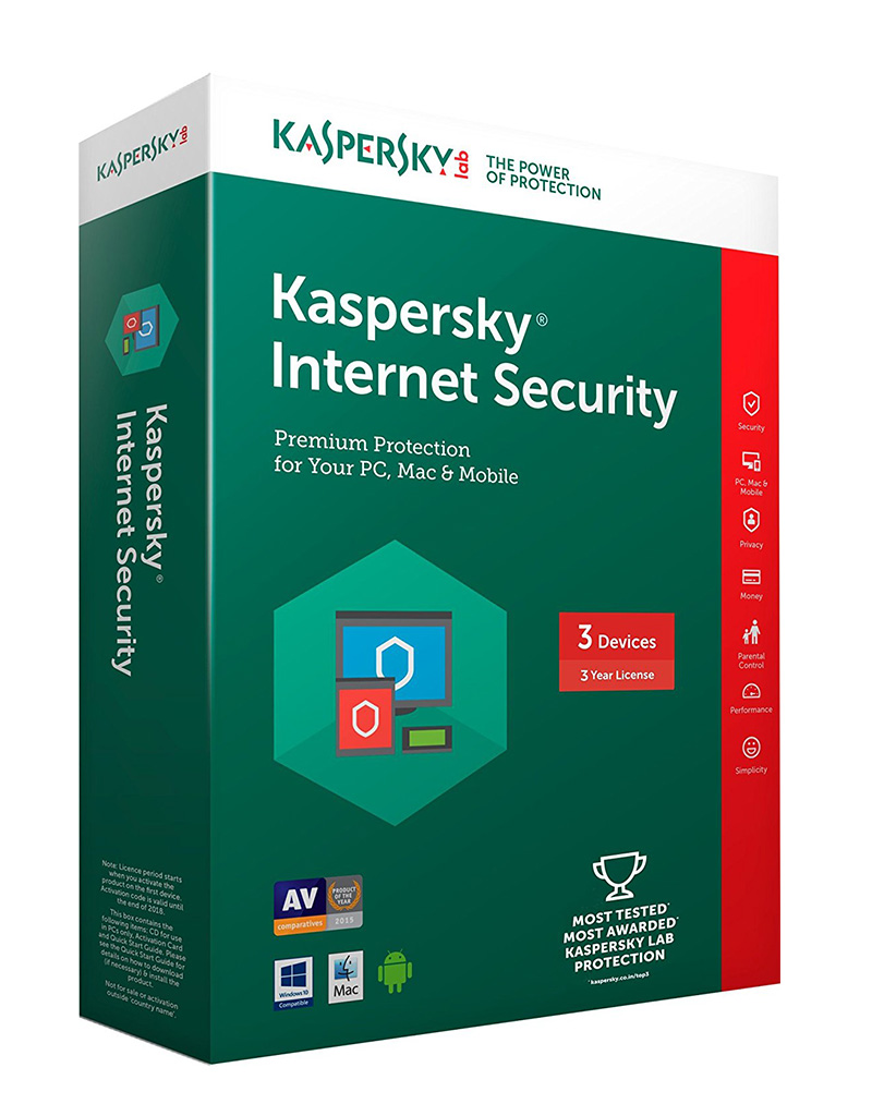 Kaspersky Internet Security 3 User - Digital Bridge