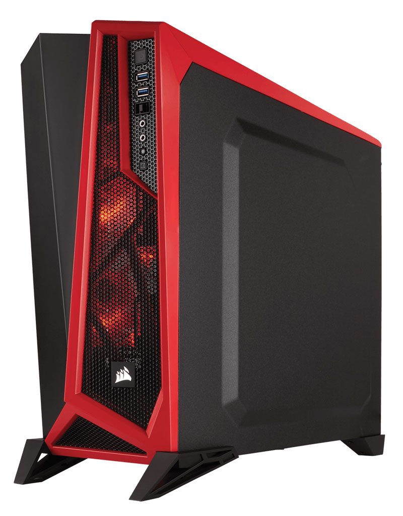 Corsair SPEC Alpha Black & Red Gaming Casing - Digital Bridge