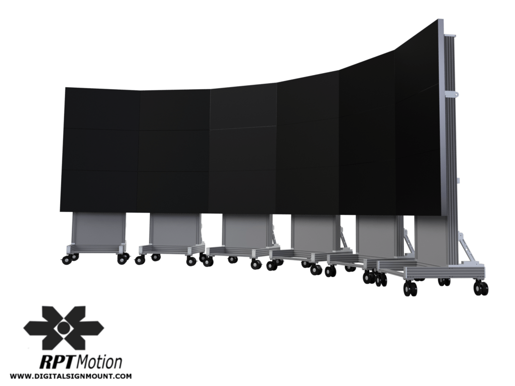Portable Video Wall – RPT Motion Inc. Digital Sign Mounts