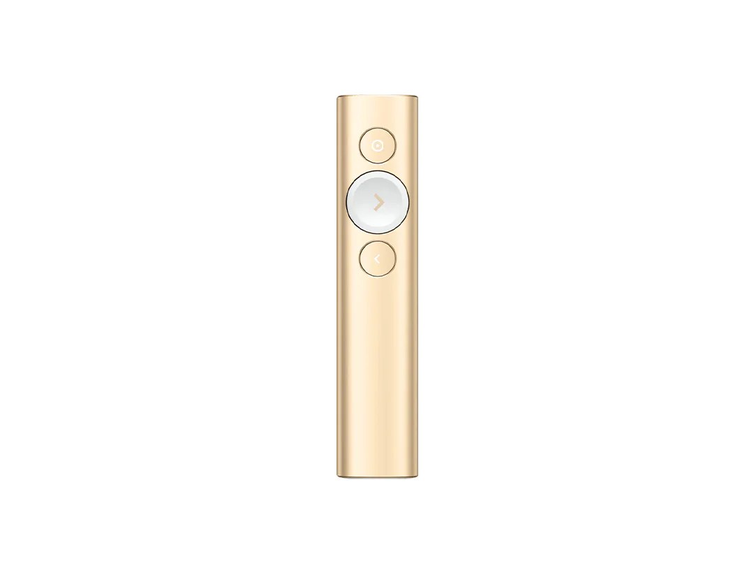 Buy Logitech Spotlight Presentation Remote Gold In Qatar